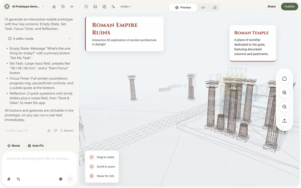 Free AI Prototype Generator: Build Prototypes with Prompts