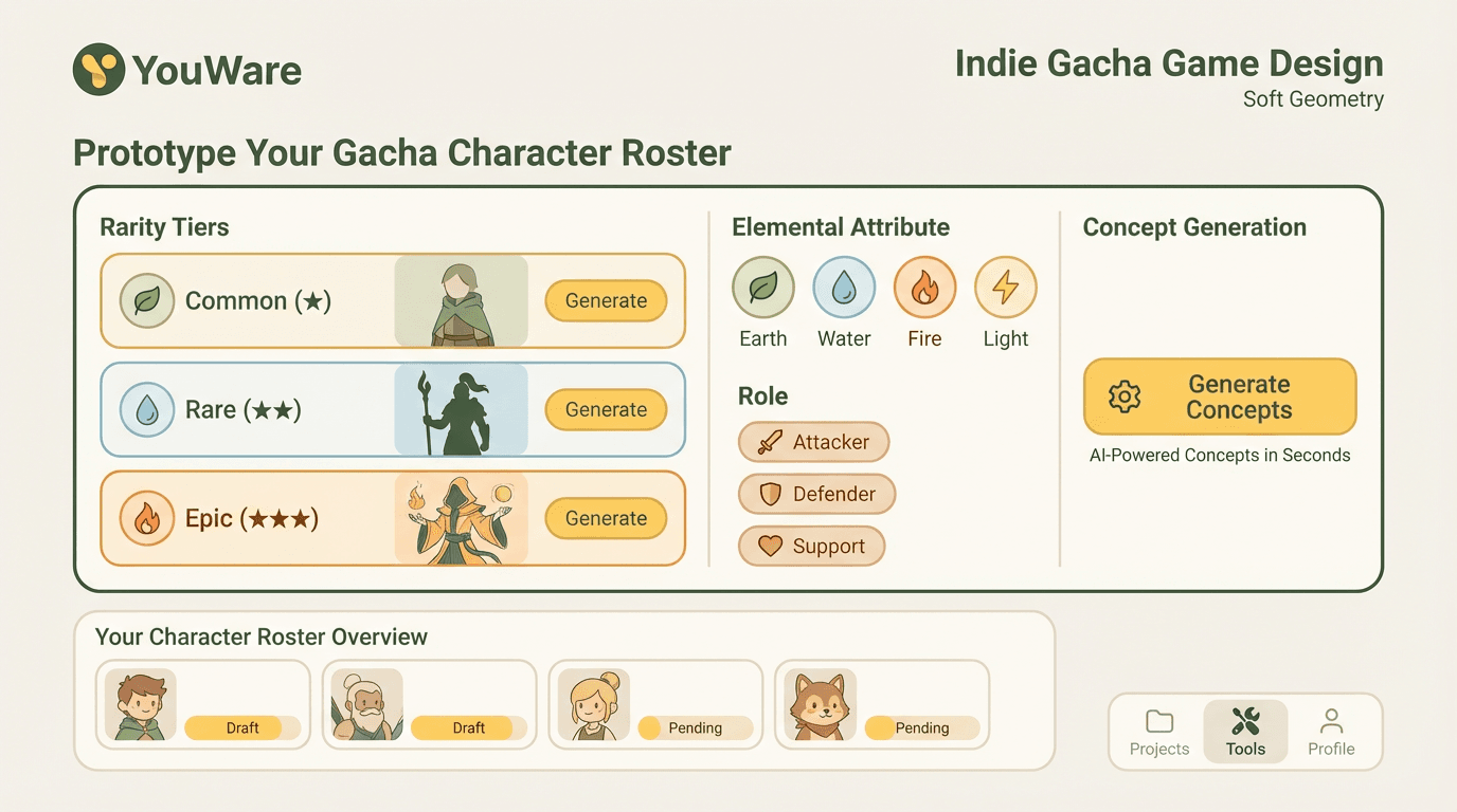 Gacha Character Maker — Build Gacha OCs | YouWare