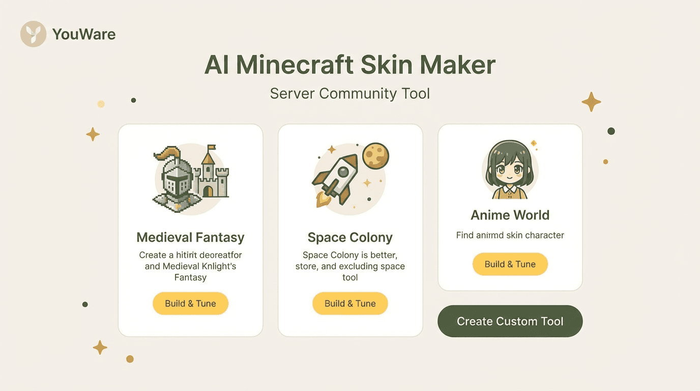 AI Minecraft Skin Maker — Custom Skins in Seconds | YouWare