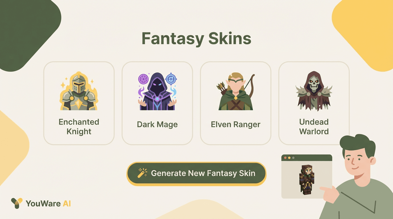 AI Minecraft Skin Maker — Custom Skins in Seconds | YouWare