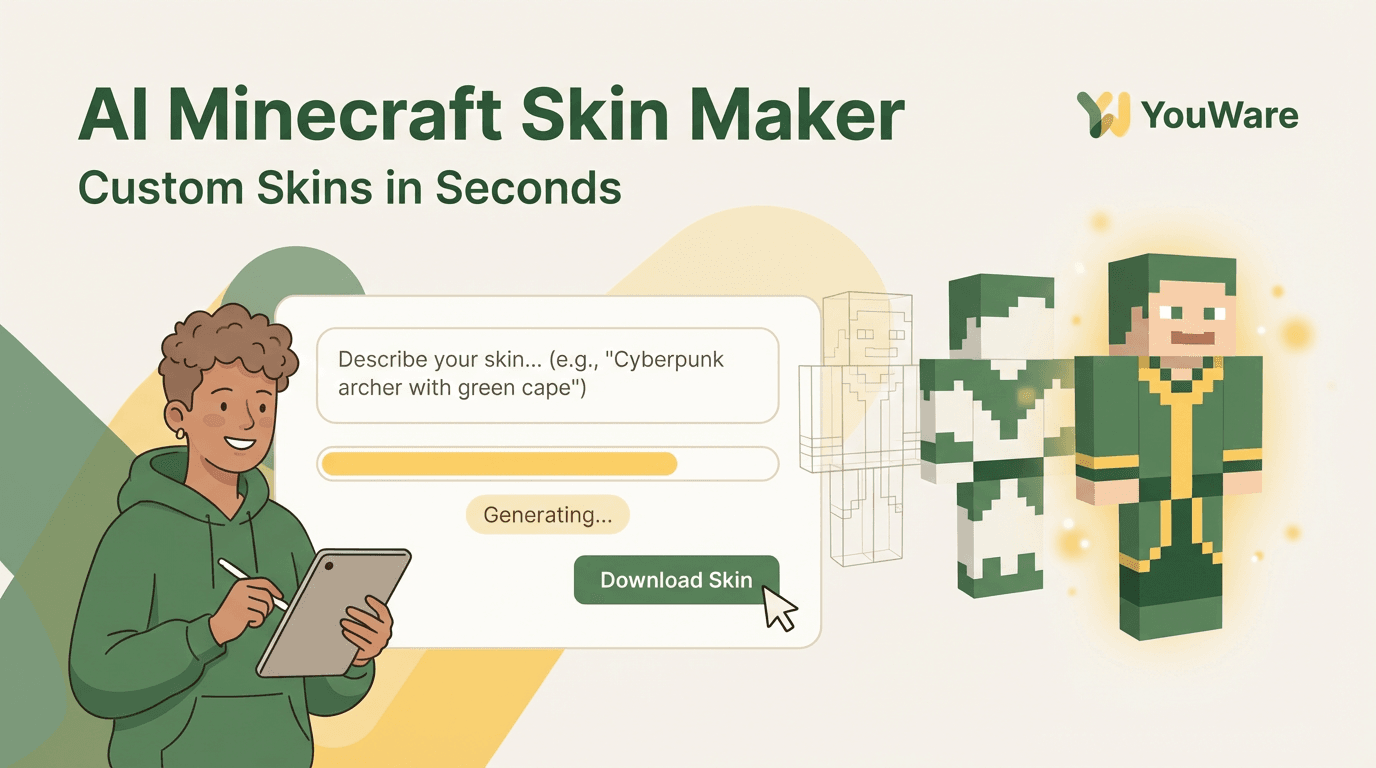 Creador de Skins Minecraft con IA | YouWare