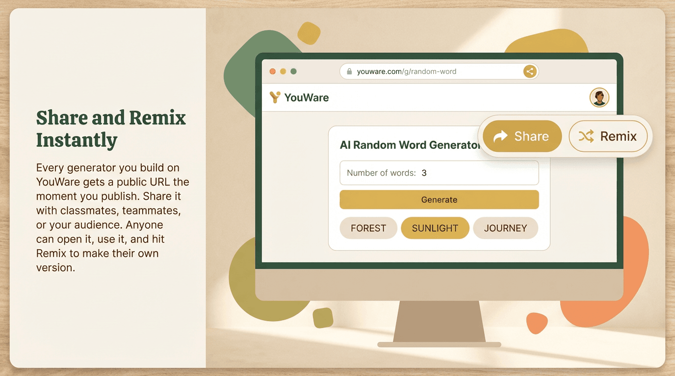 Random Word Generator – Build Your Own | YouWare