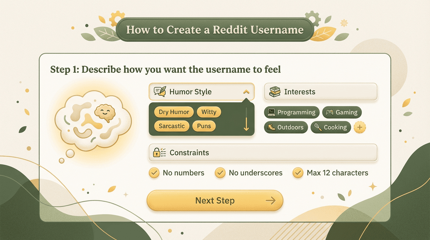 Reddit Username Generator | YouWare