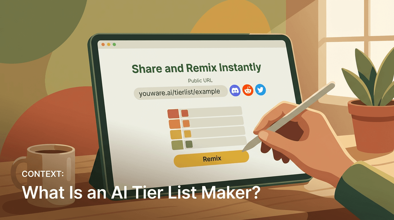 AI Tier List Maker – Free, Fast & Shareable | YouWare