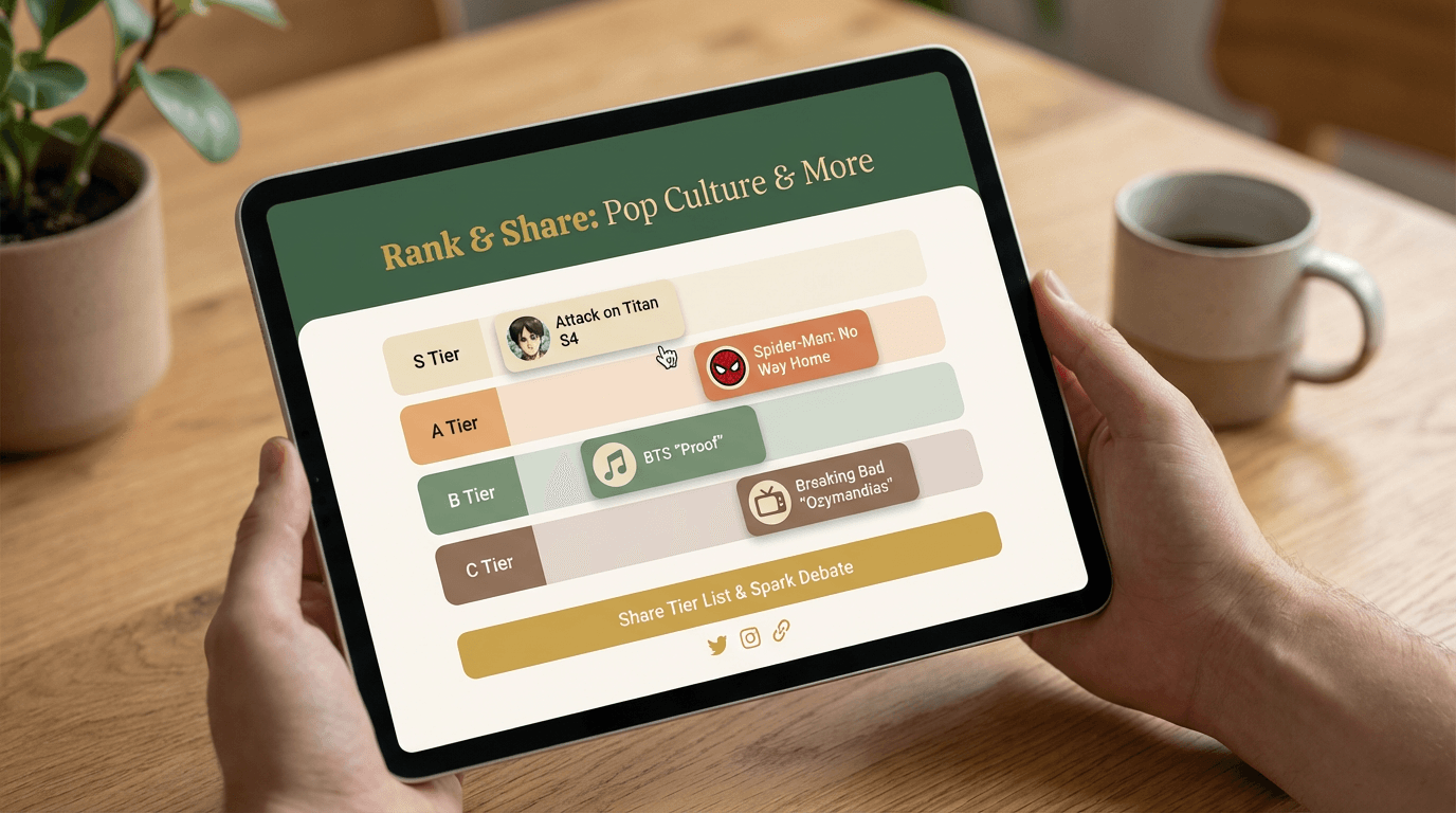 AI Tier List Maker – Free, Fast & Shareable | YouWare
